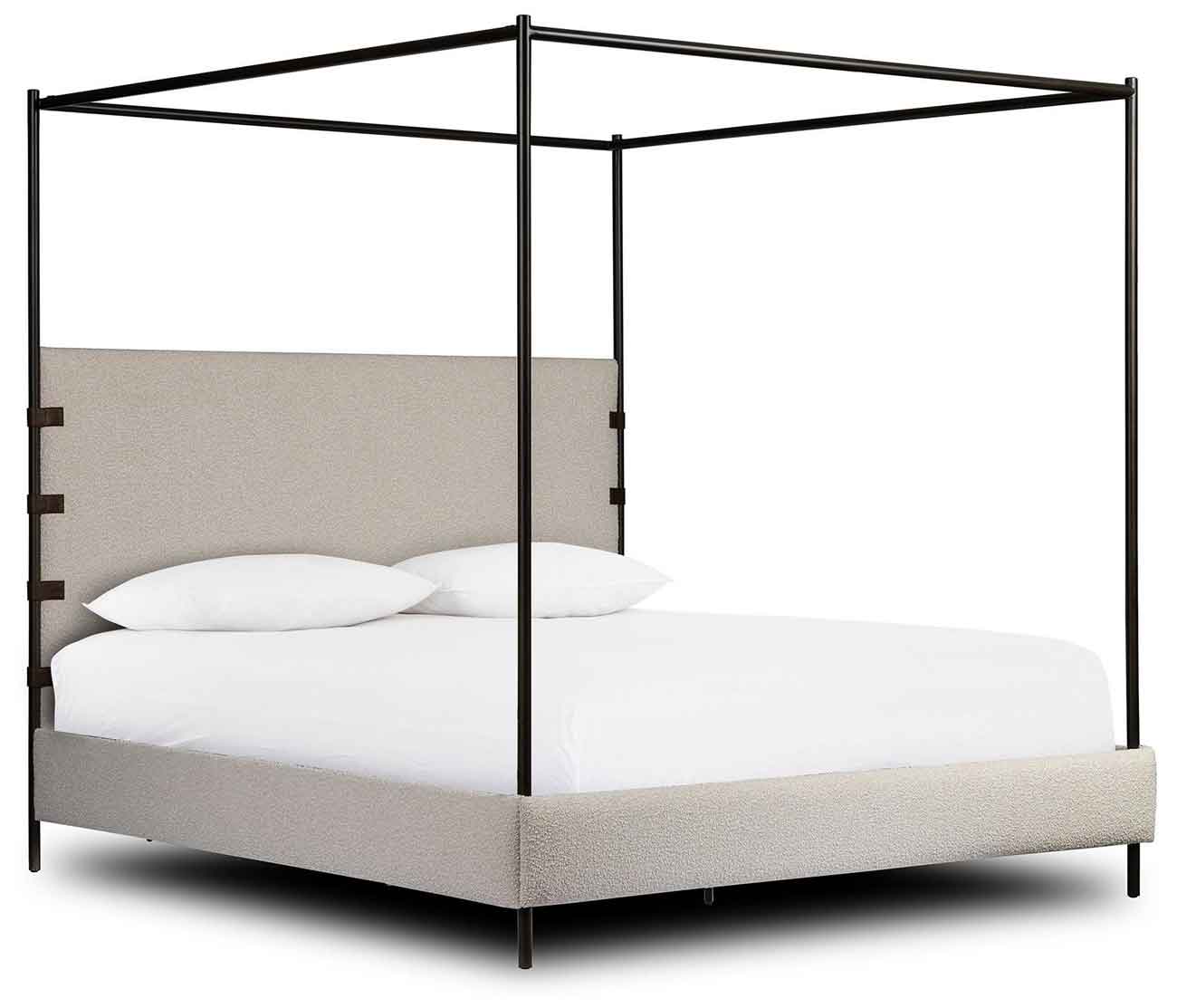 Four Hands Anderson Canopy Queen Bed in Knoll Natural - 242944-001