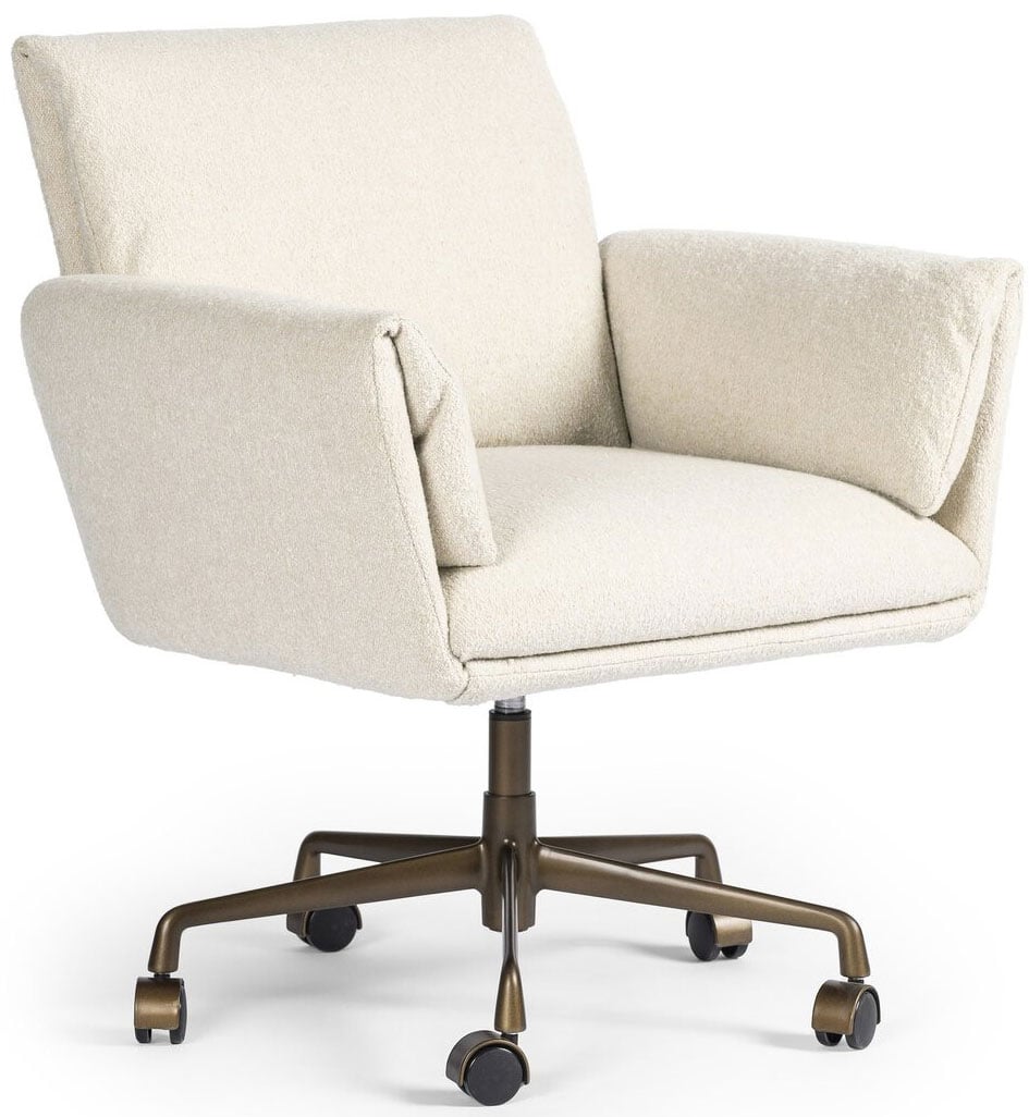 Four Hands x Amber Lewis Desk Chair in Crete Sand Fabric - 243234-004