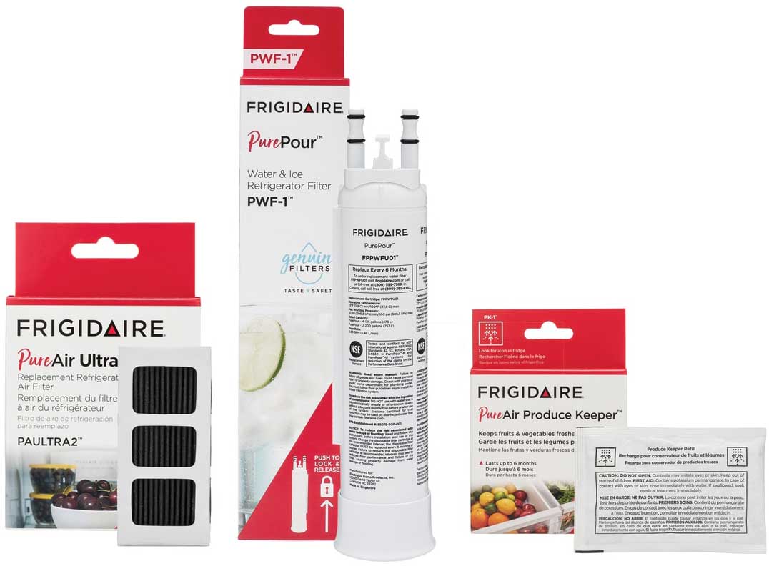 Frigidaire Water Filter Air Filter Combo Kit with Produce Keeper ...