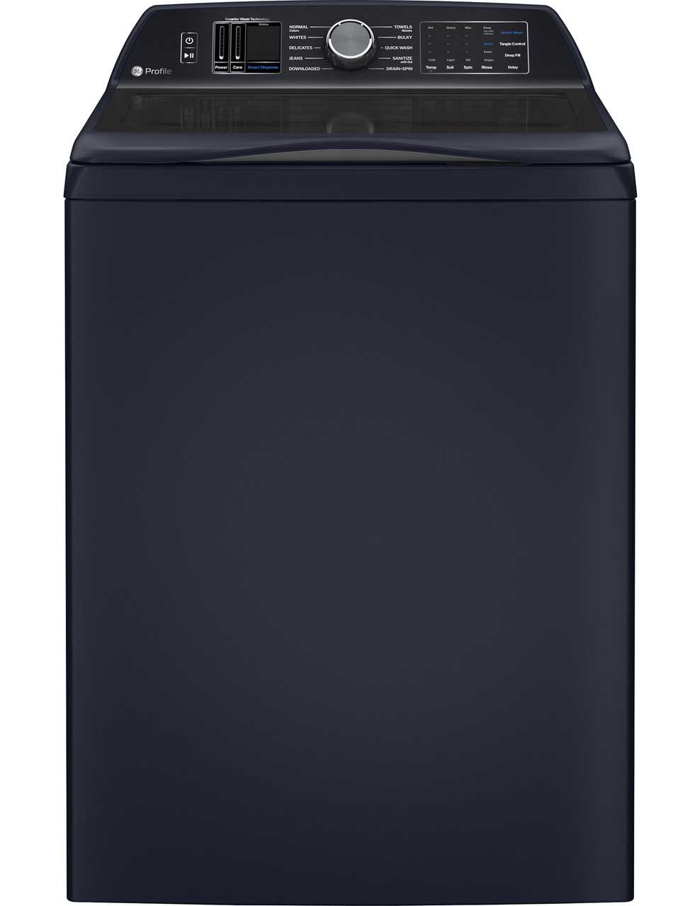 GE Profile Top Load Washer 5.3 Cu. Ft. Blue - PTW805BPWRS | Abt