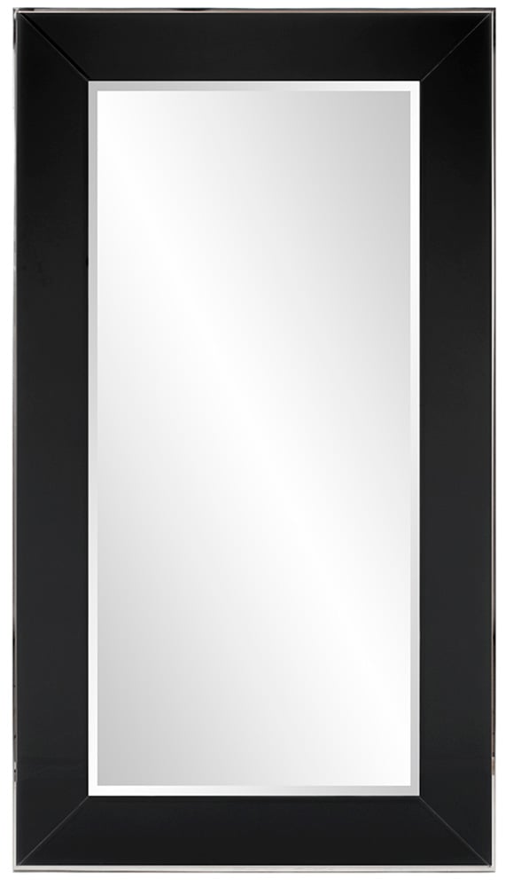 Howard Elliott Devon Mirror In Black - HE-11136 | Abt