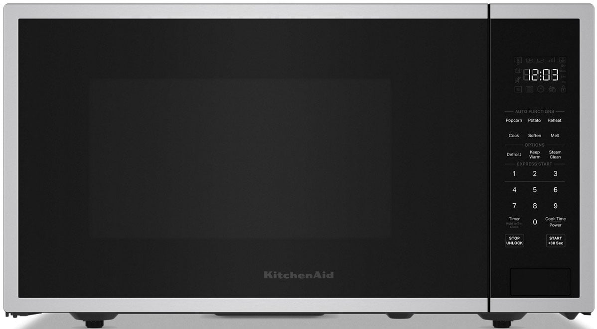 KitchenAid KMCS324SPS Microwave with PrintShield™ Finish