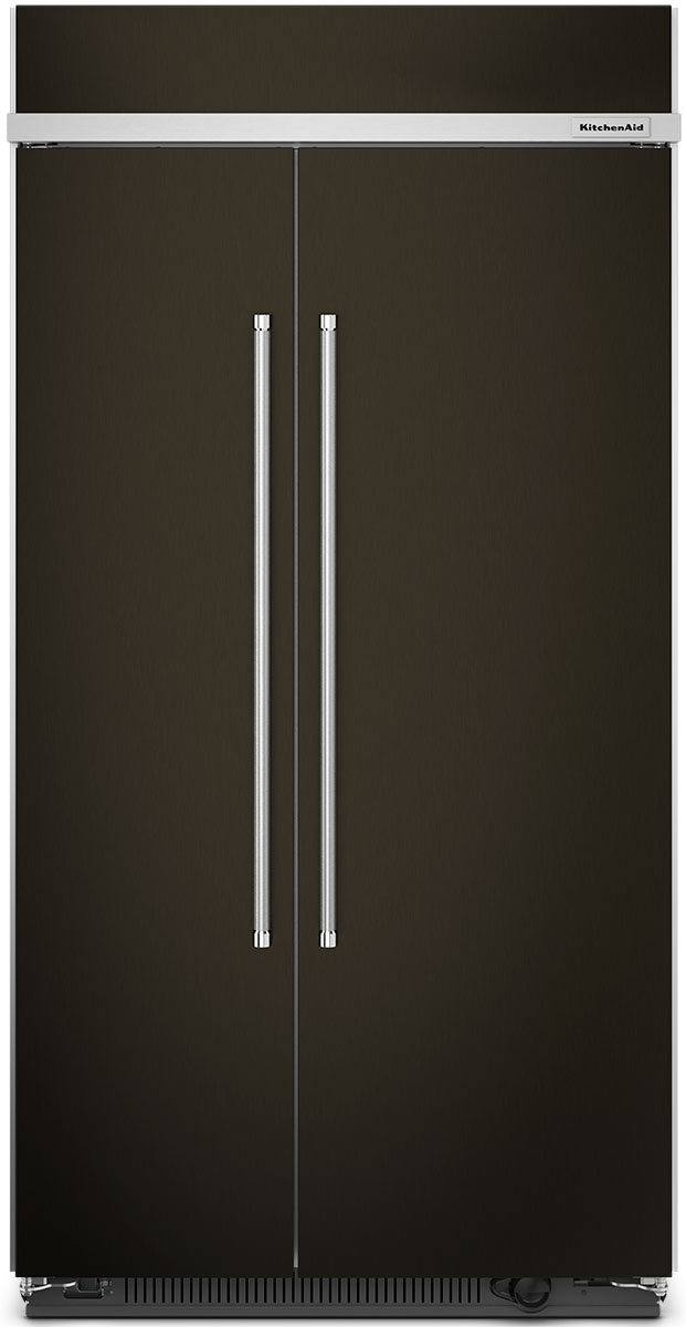 KitchenAid Refrigerators - Built-In Side-by-Side 25.5 Cu Ft - KBSN702MBS
