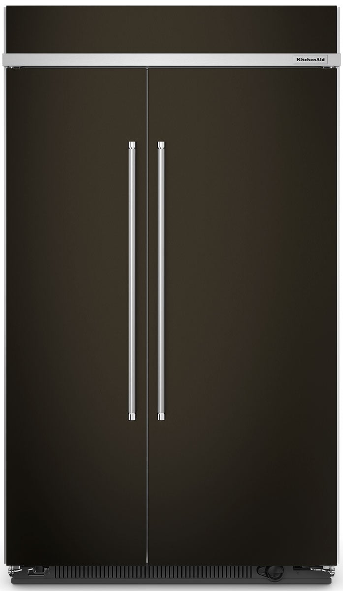 KitchenAid Refrigerators - Built-In Side-by-Side 30 Cu Ft - KBSN708MBS