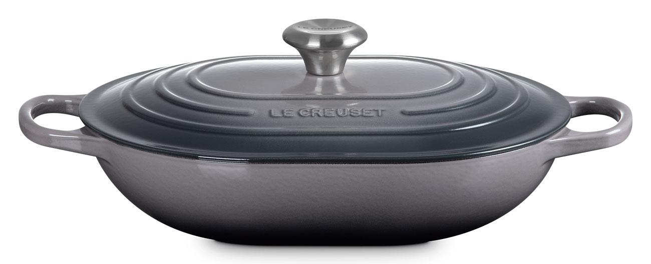 Le Creuset Signature 3.75 Quart Oval Casserole Oyster - 21112031444041