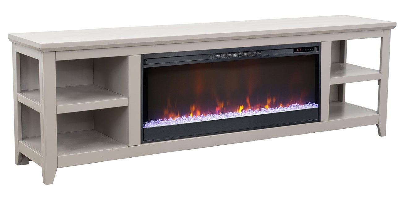 Legends Furniture Studio 82" Fireplace TV Stand Sandstone - SO5410-SST