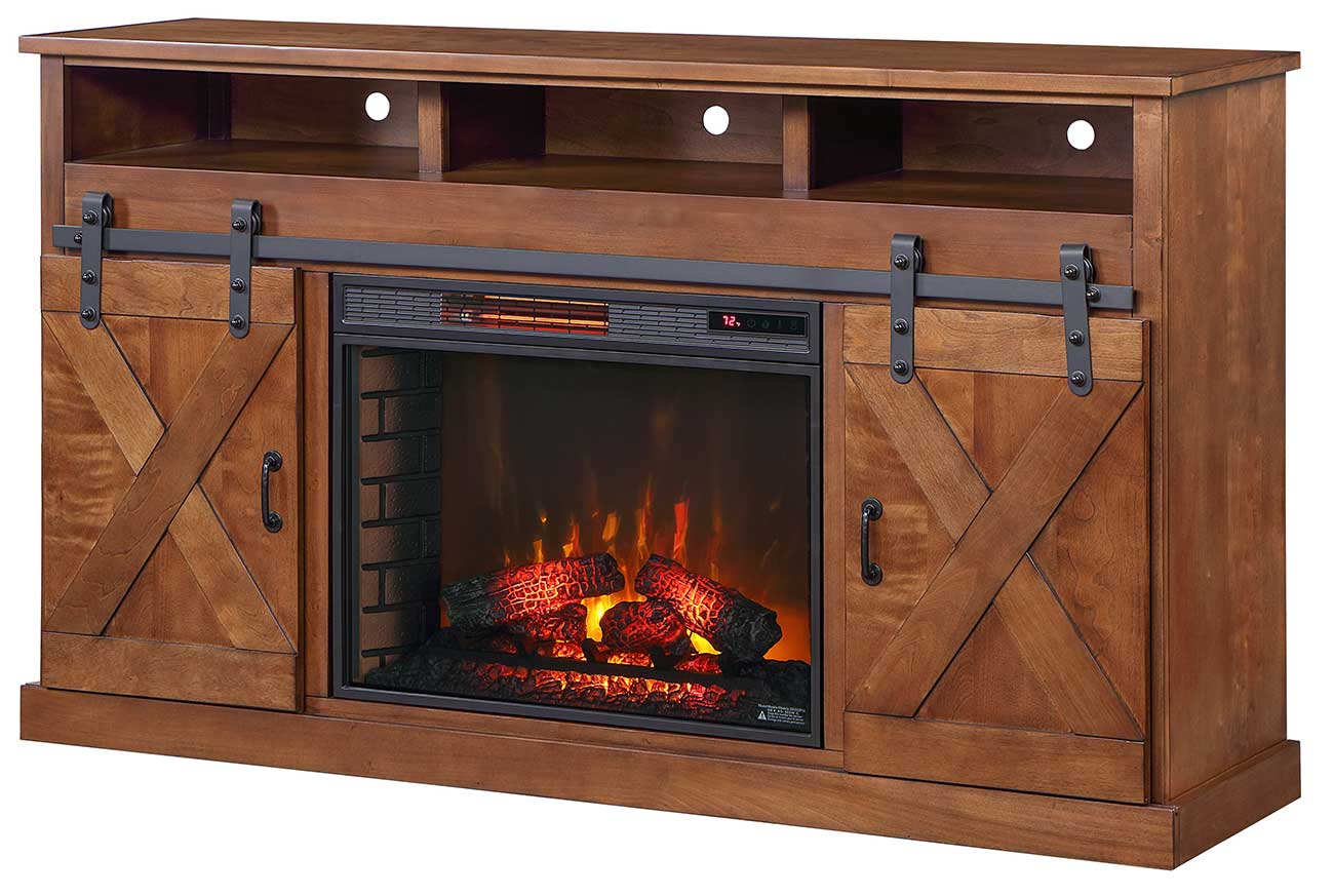 Legends Furniture Farmhouse 66" Fireplace TV Stand - FH5110-AWY-FIRE