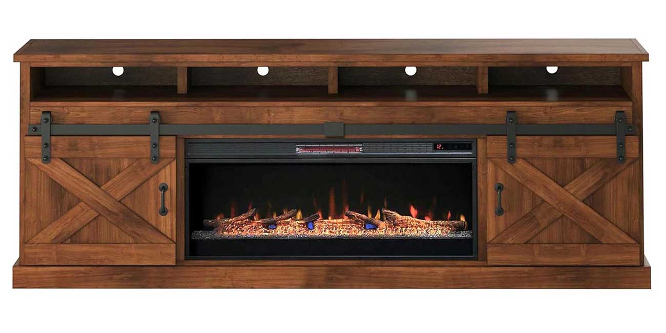 Legends Furniture Farmhouse 94" Fireplace TV Stand - FH5410-AWY-FIRE