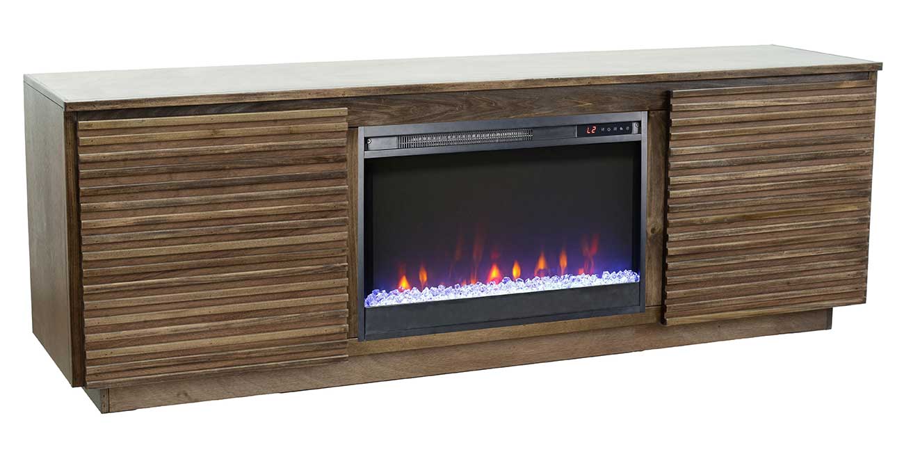 Legends Furniture Stardust 73" Fireplace TV Stand Bourbon - SR5210-BRB