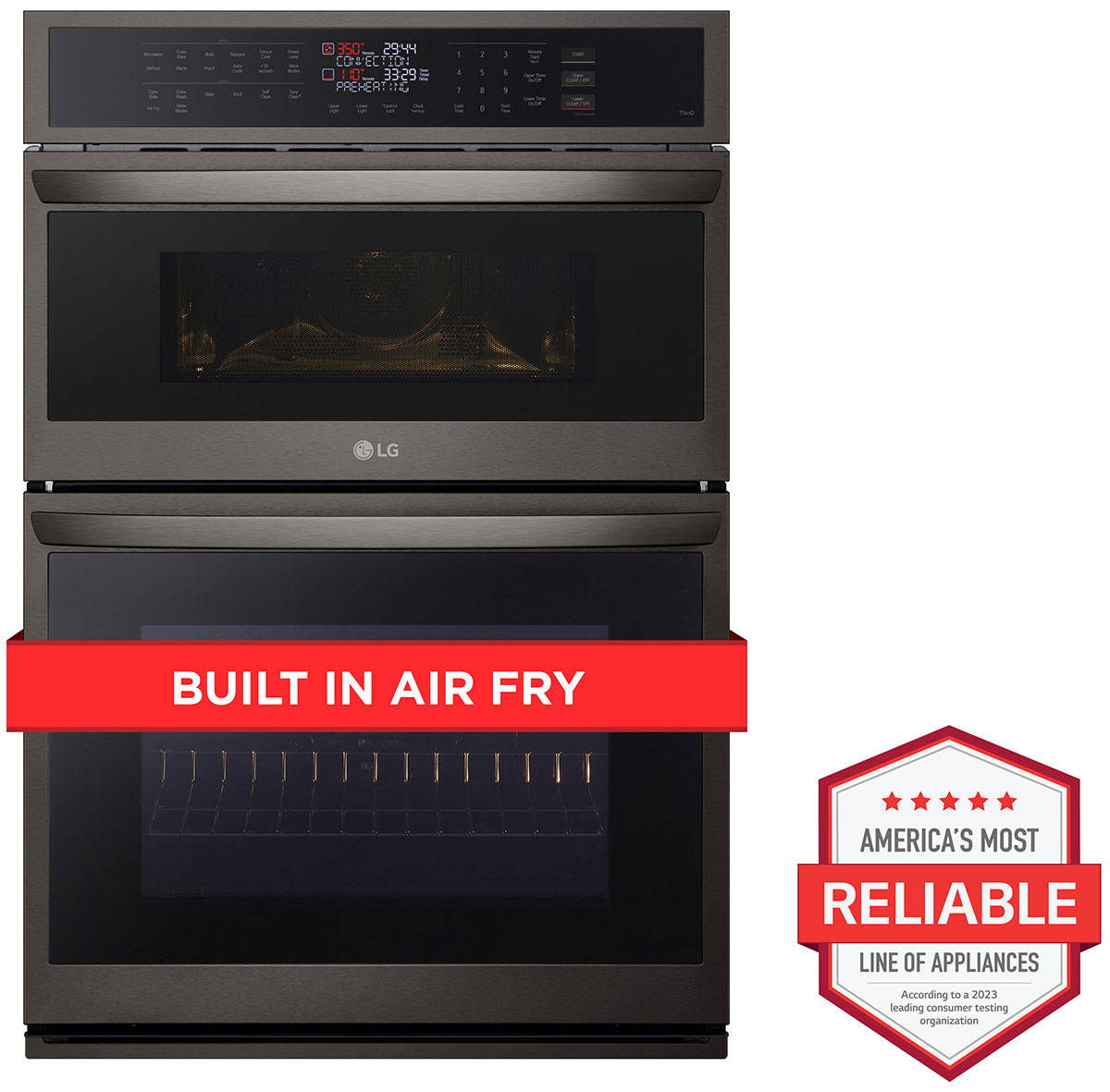 LG 6.4 Cu. Ft. Combination Wall Oven WCEP6423D | Abt