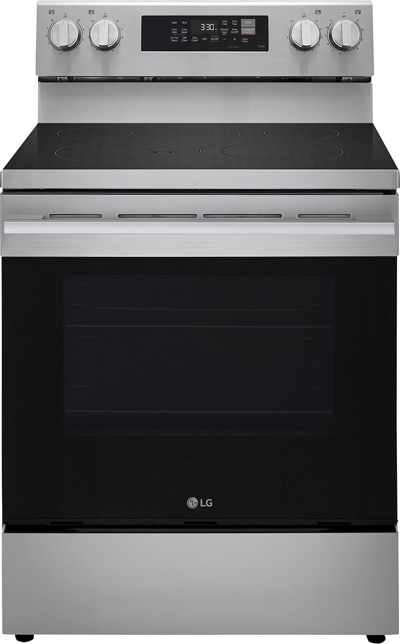 LG 6.3 Cu. Ft. Smart Electric Range in Stainless Steel - LREN6323YE