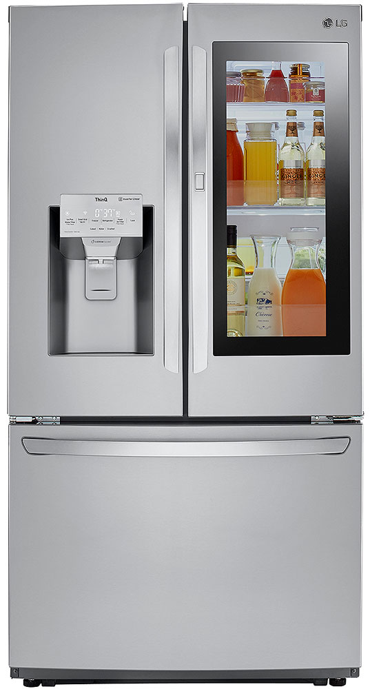 LG 22 Cu. Ft. Counter-Depth Refrigerator LFXC22596S | Abt
