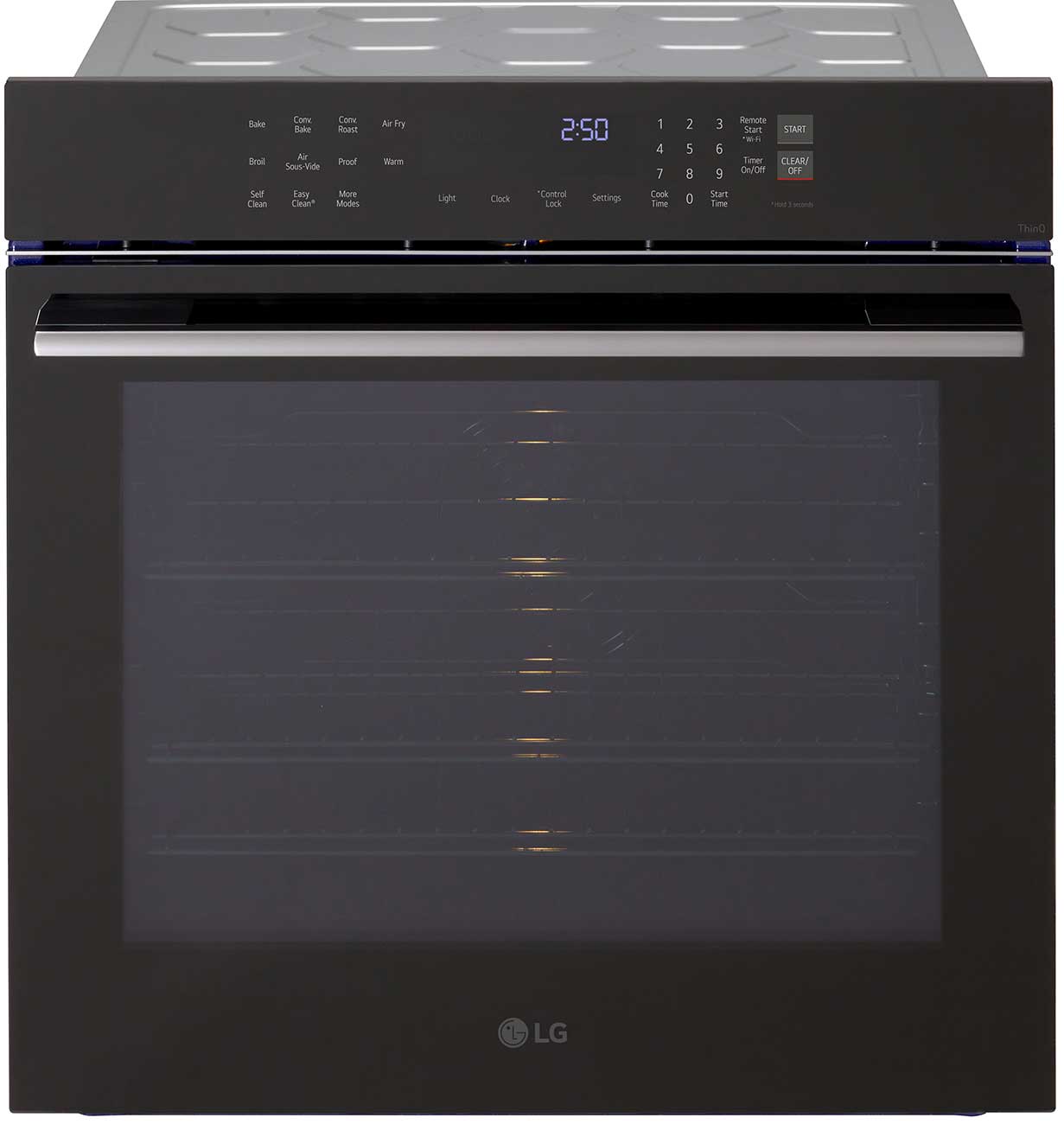 LG WSED3023B Smart Compact Wall Oven with True Convection