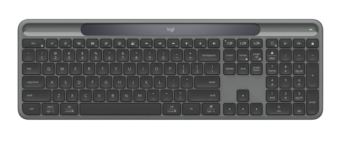 Logitech Slim K980 Solar Plus Wireless Keyboard - 920-013755