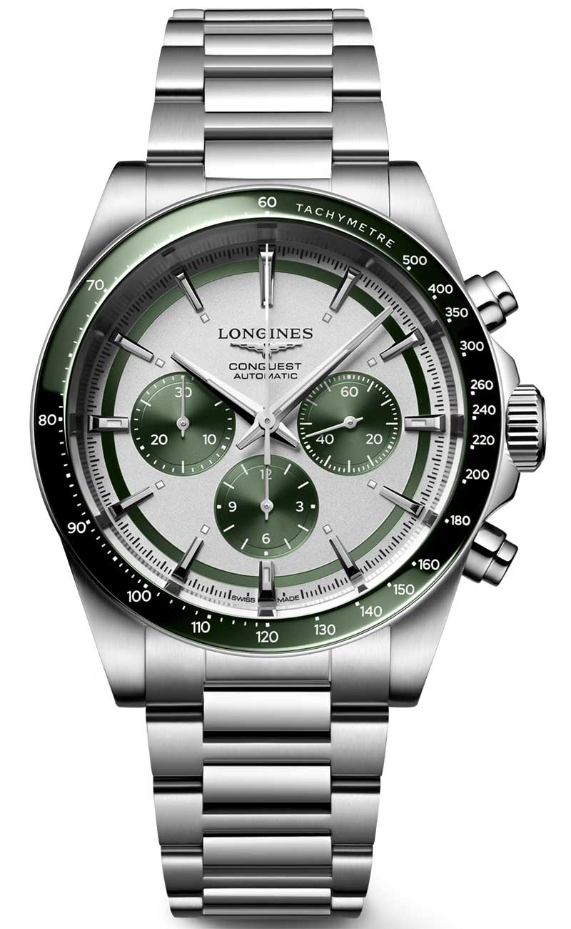Longines Conquest Chronograph Watch 42mm - L38354026