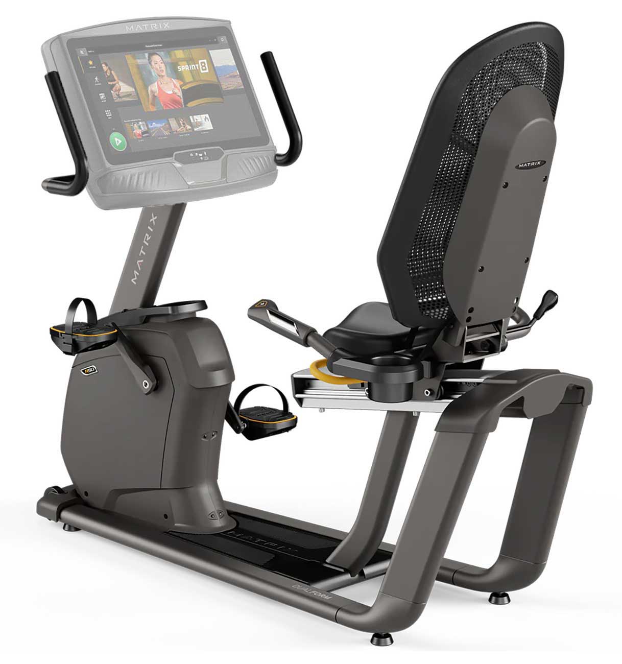 Matrix Recumbent Bike in Gray for Indoor Exercise | Abt