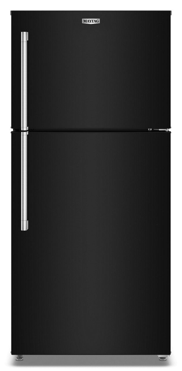 Maytag 19 Cu. Ft. Top-Freezer Refrigerator 30 In. Black - MRTX5119SB