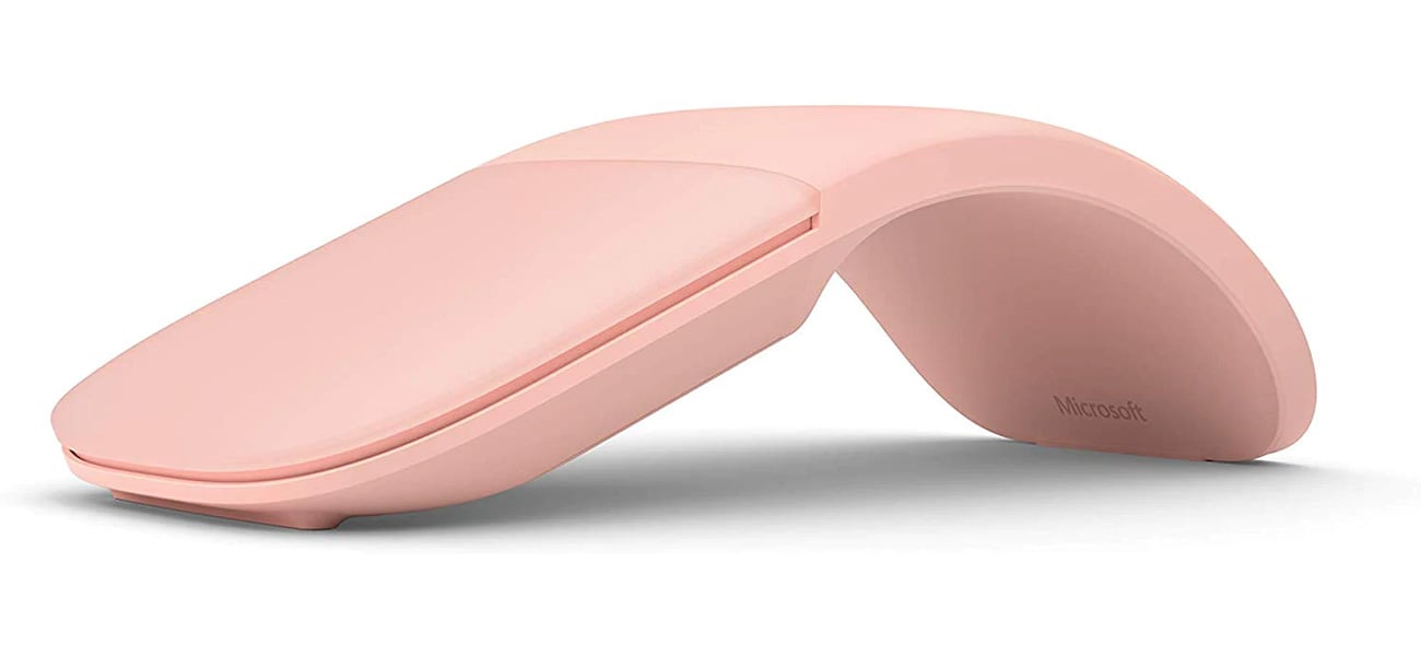 Microsoft Arc Wireless Folding Mouse in Soft Pink | Abt