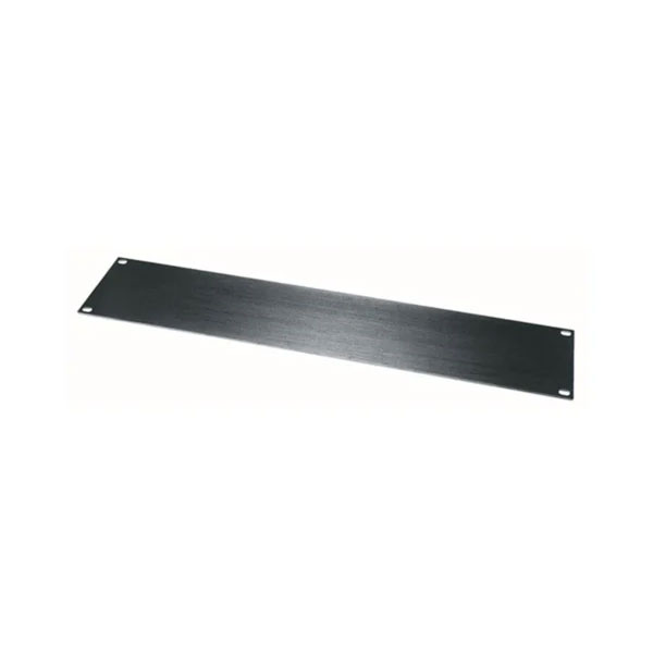 Middle Atlantic Rack Panel 2 RU Flat Blank Black Aluminum - HBL2