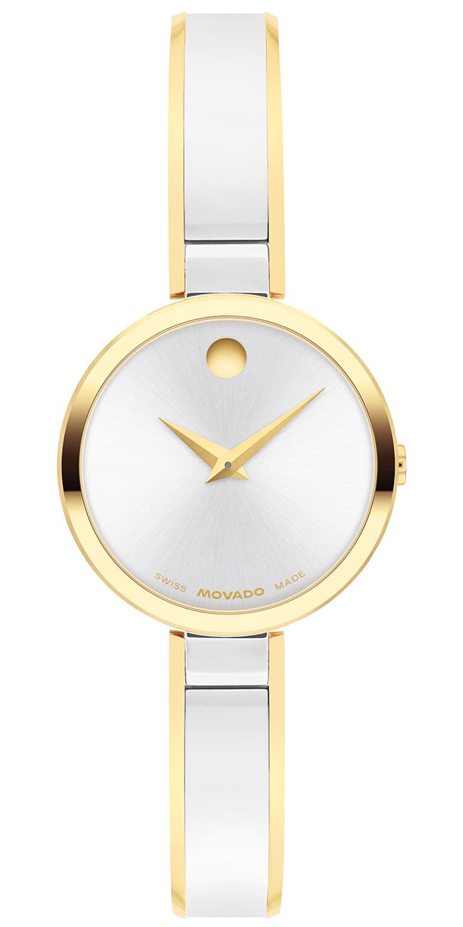 Movado Moda Watch 24mm with Silver White Dial - 0608012