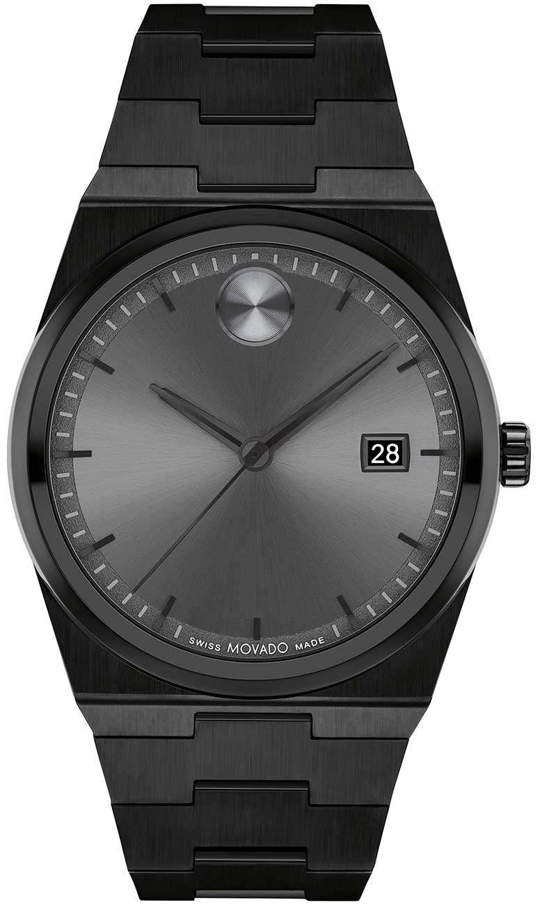 Movado BOLD Quest 40mm Watch with Gunmetal Sunray Dial - 3601224