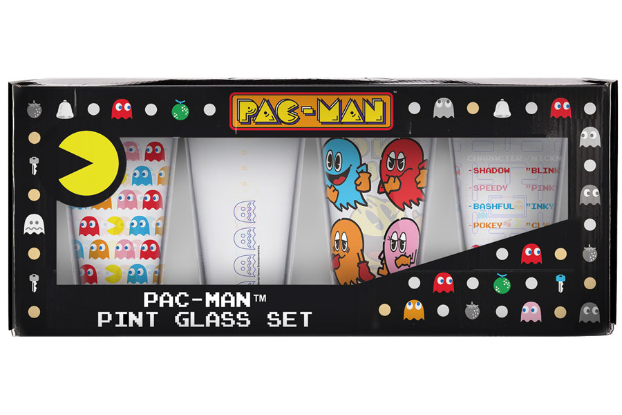 Namco Pac-Man Pint Glasses (Set of 4) - AGNPMPGSX2 | Abt