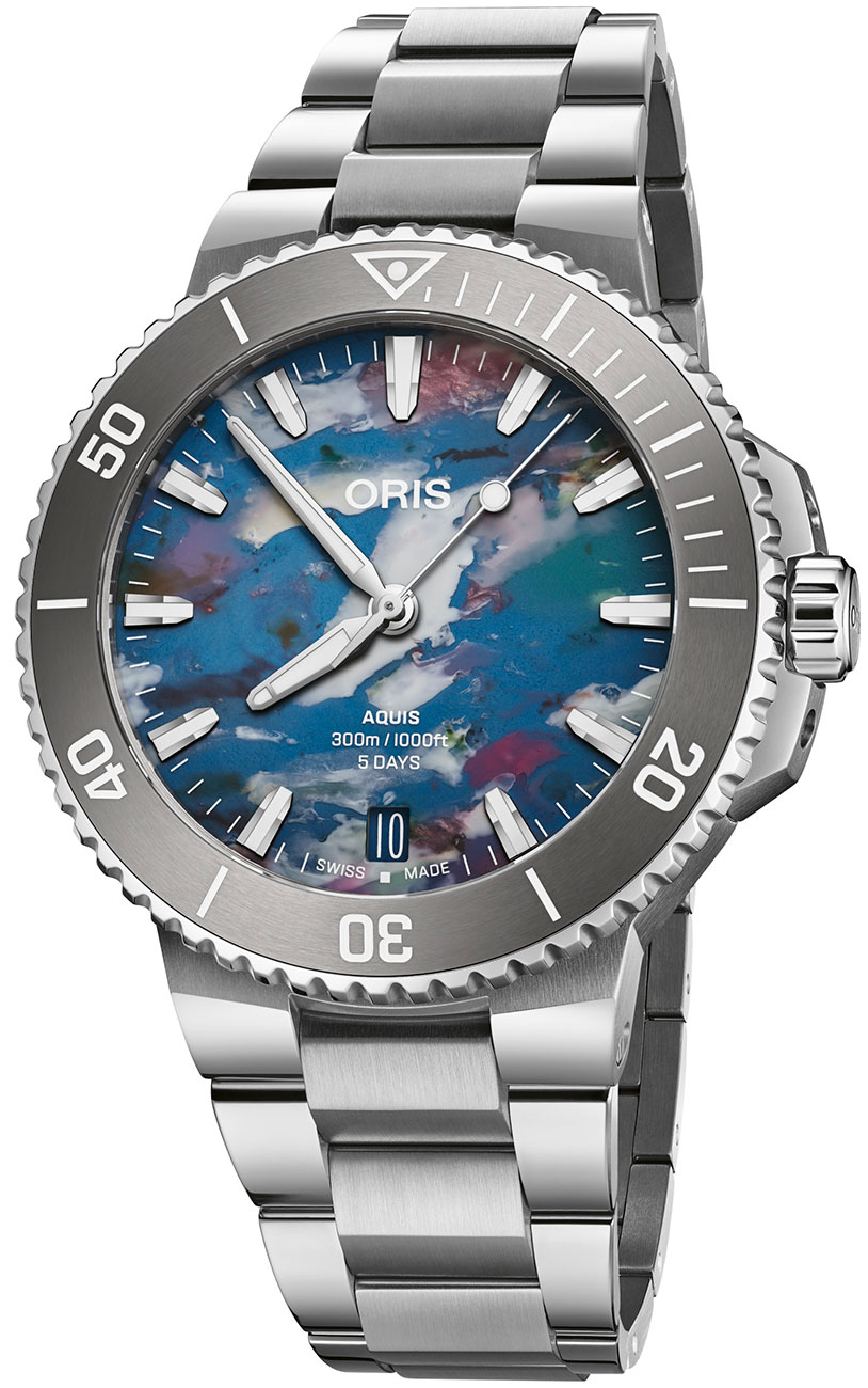 Oris Aquis Date Upcycle Calibre 400 Watch - 01400779041500782302PEB