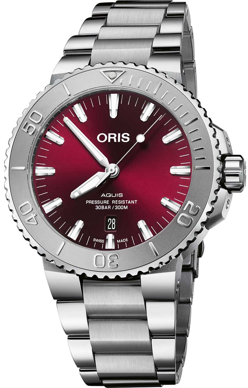 Oris Aquis Date Relief 44mm Watch - 01 733 7730 4158-07 8 24 05PEB