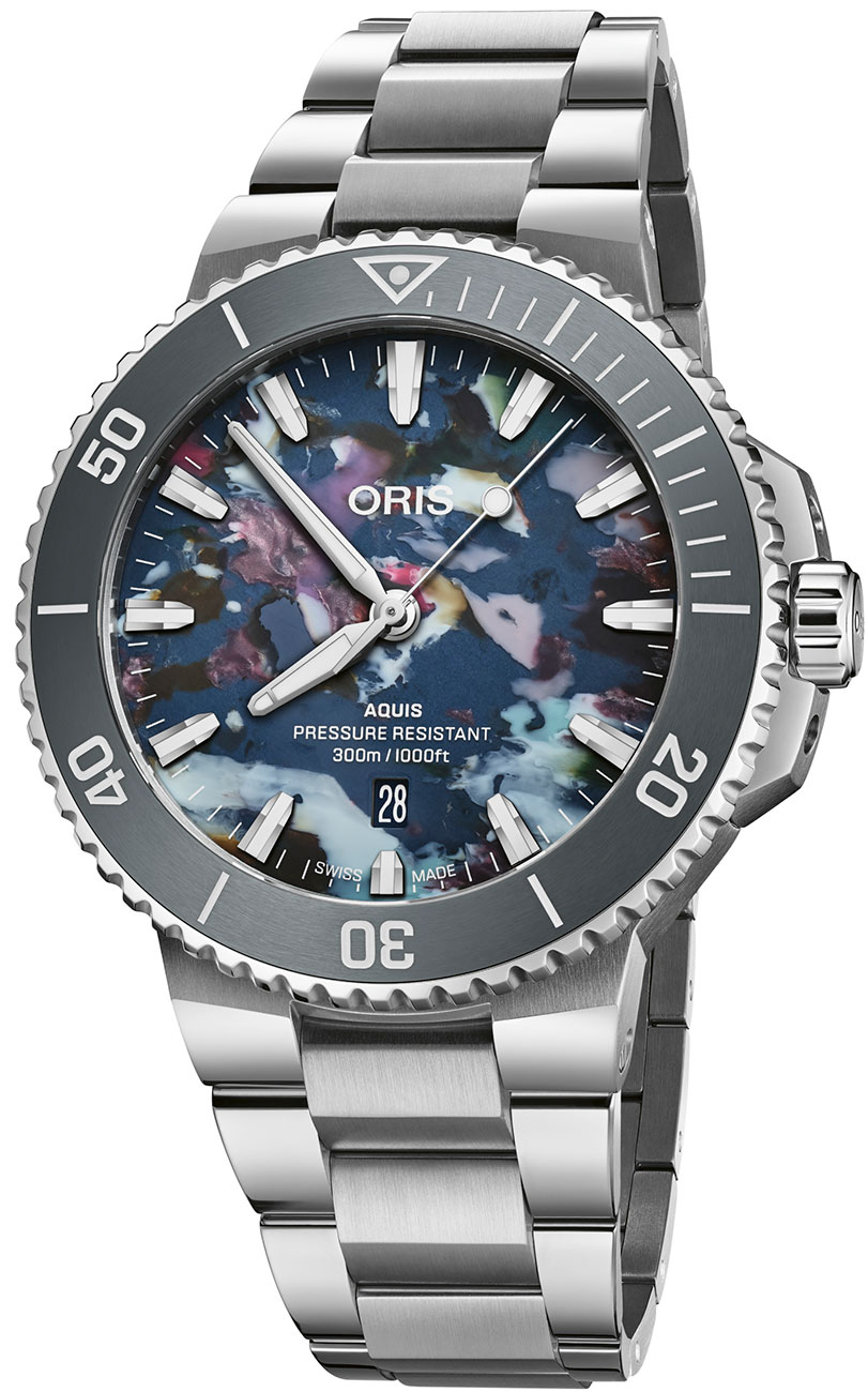 Oris Aquis Date Upcycle Watch 43.5mm - 01733778941500782304PEB