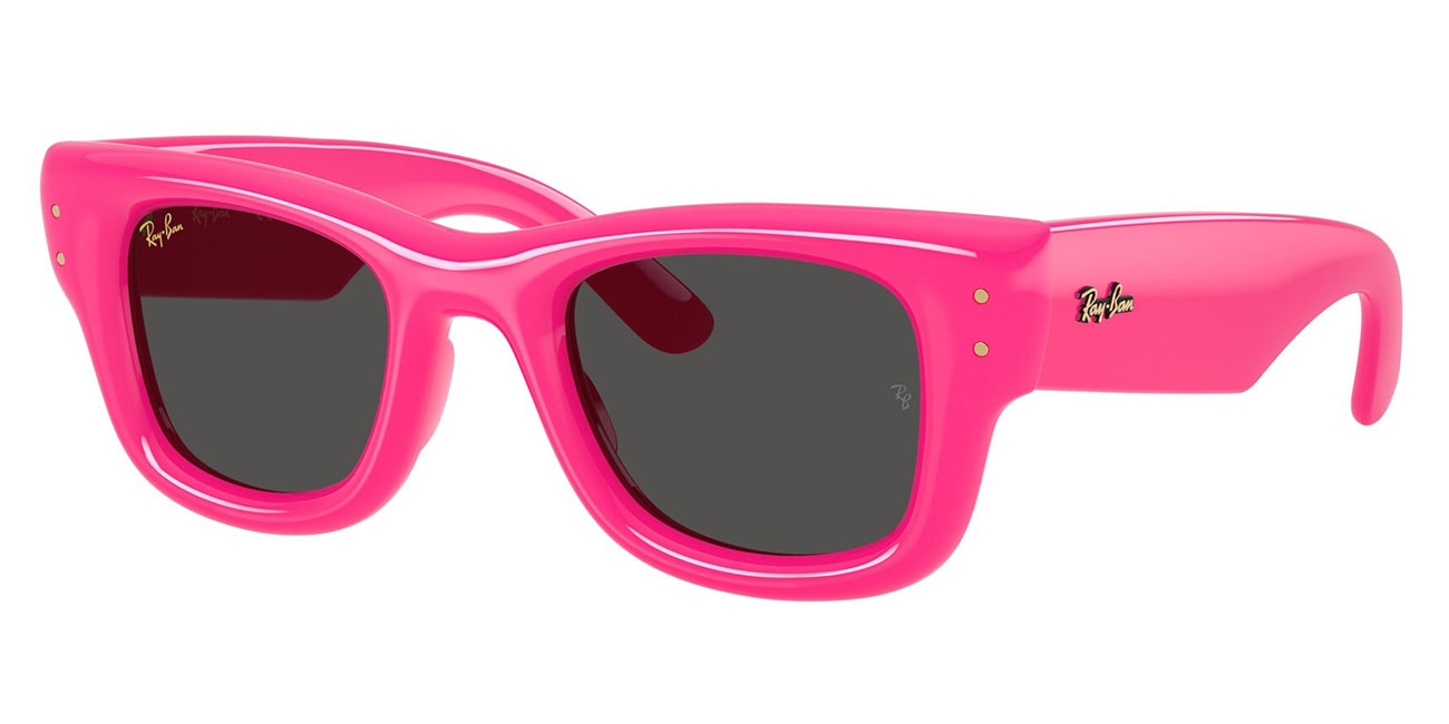Ray-Ban ASAP Rocky Wayfarer Puffer Sunglasses in Fuchsia