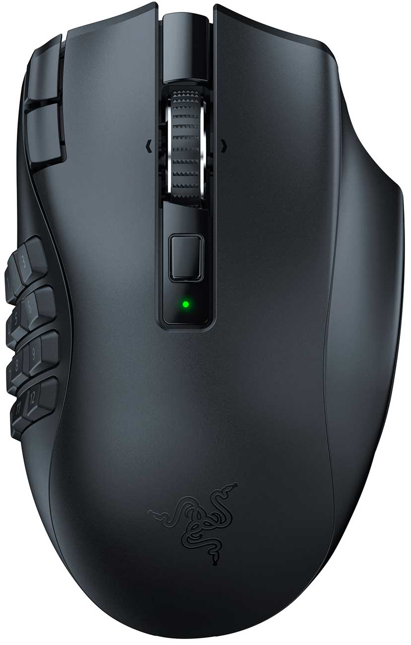 Razer Naga V2 HyperSpeed Gaming Mouse Black - RZ01-03600100-R3U1