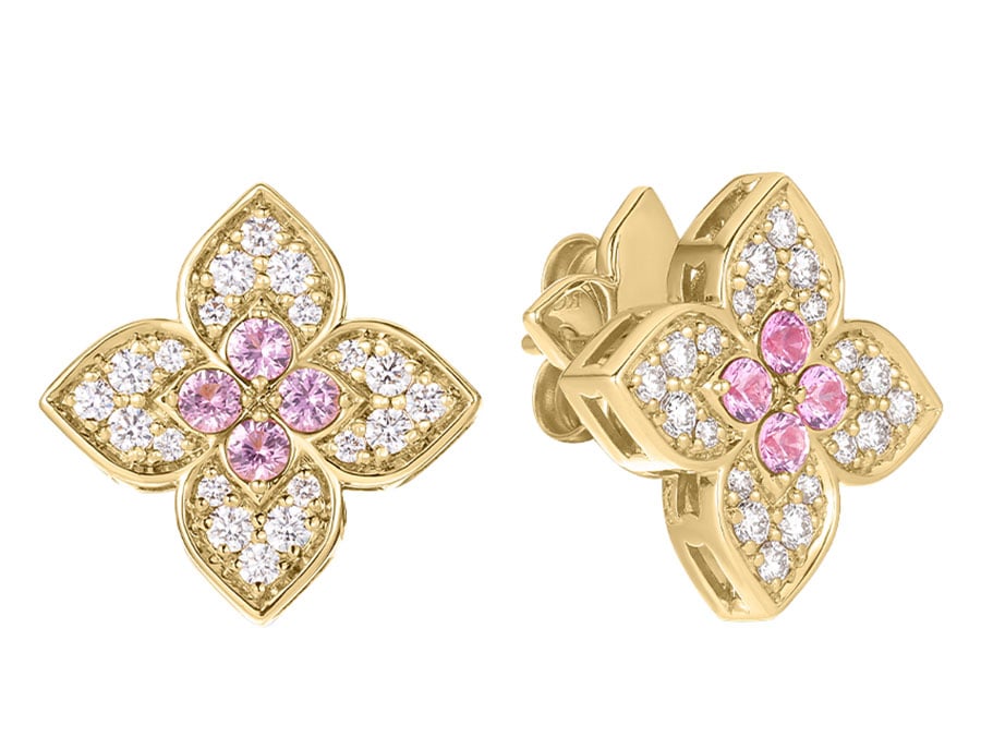 Roberto Coin Venetian Princess Carnival 18K YG Earrings - 8883688AYERXR