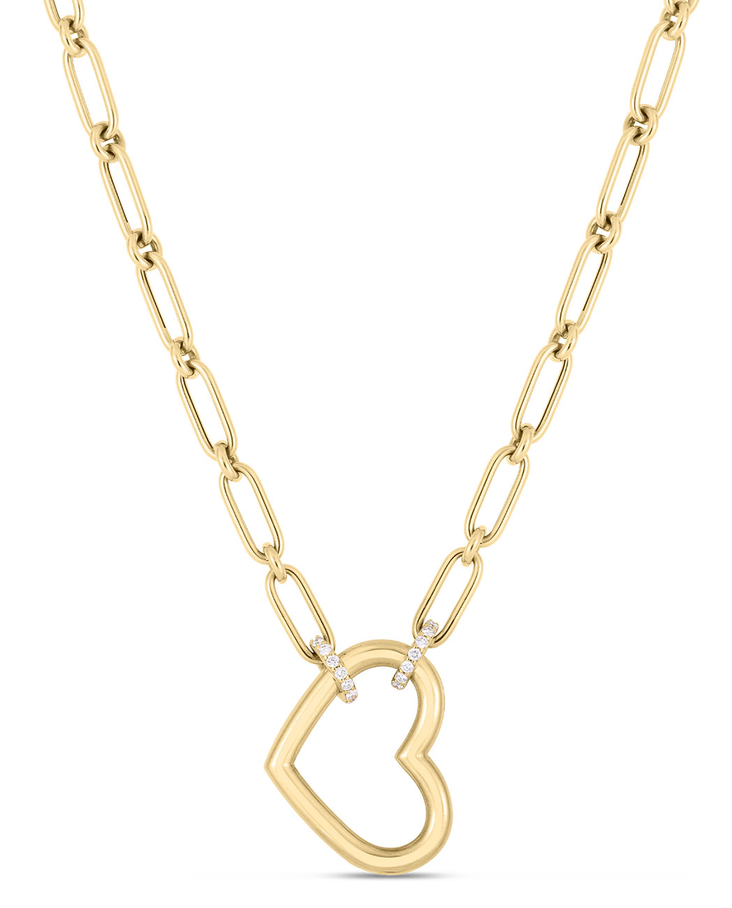 Roberto Coin Cialoma Heart Pendant with Diamonds - 7773506AYCHX