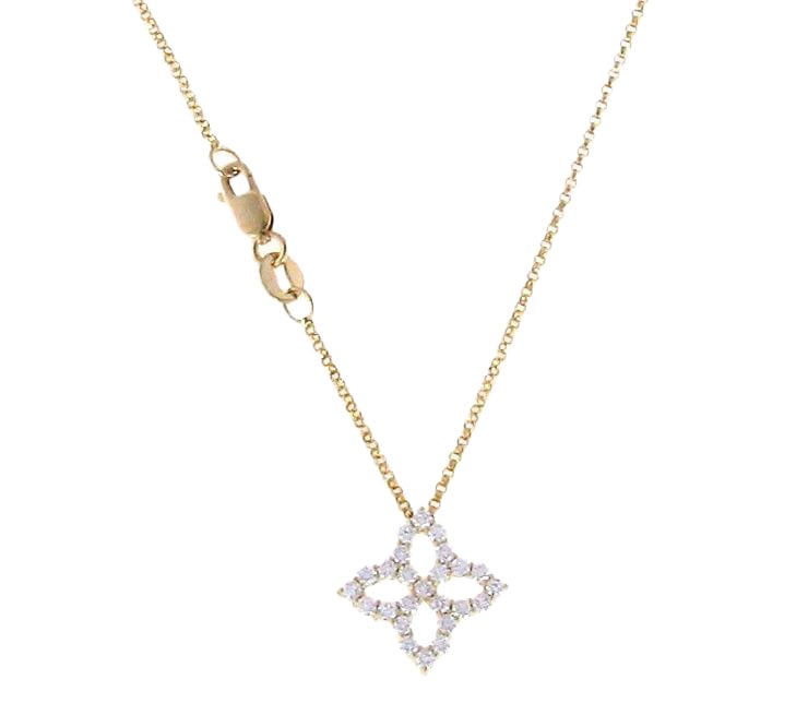 Roberto Coin Princess Flower Medium Flower Necklace - 8882349AY18X
