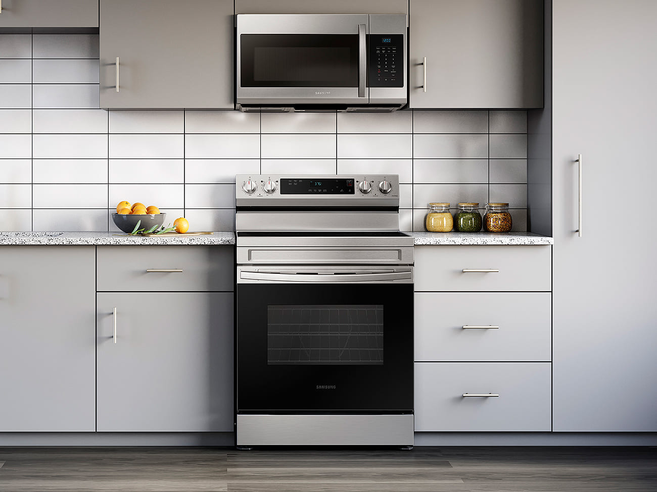 Samsung 6.3 Cu. Ft. Electric Range NE63A6111SS/AA | Abt
