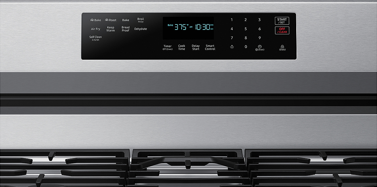 Samsung 6 Cu. Ft. Gas Range NX60A6711SS/AA | Abt