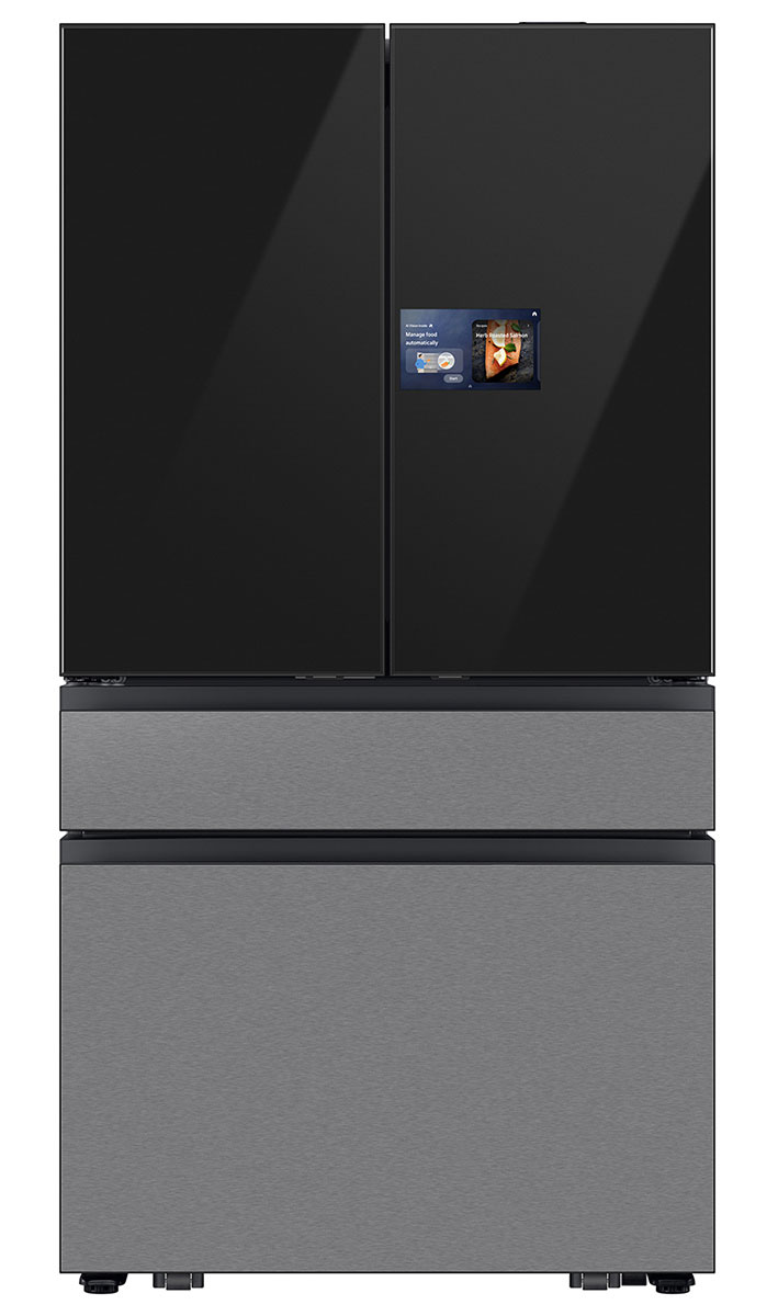 Samsung Bespoke 4-Door French Door Refrigerator - RF90F29BECRAA | Abt