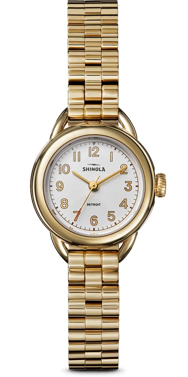 Shinola The Runabout Watch 25mm in Gold|Silver - S0120282830