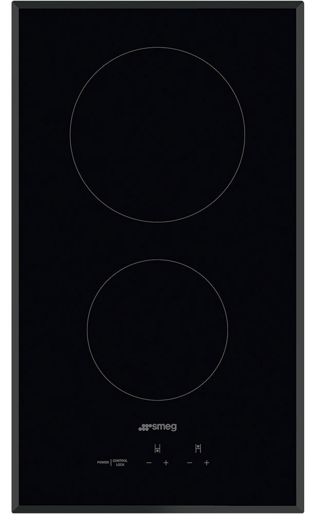 Smeg Ceramic Electric Cooktop 12-Inch in Black - SEU122B | Abt