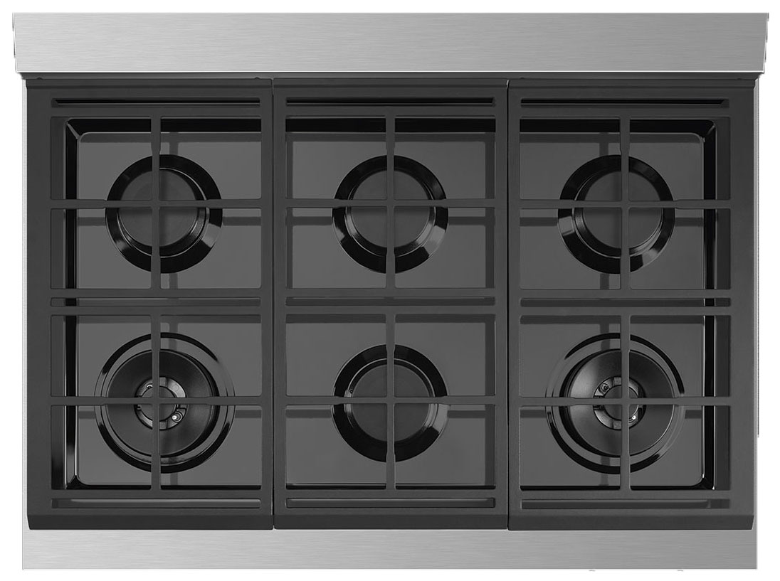 Smeg Portofino Gas Cooktop 36-Inch in Stainless Steel - RTU366GX | Abt