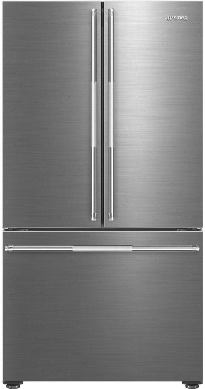 Smeg 20.48 Cu. Ft. French Door Refrigerator 36-Inch in Stainless - FD36UXIW