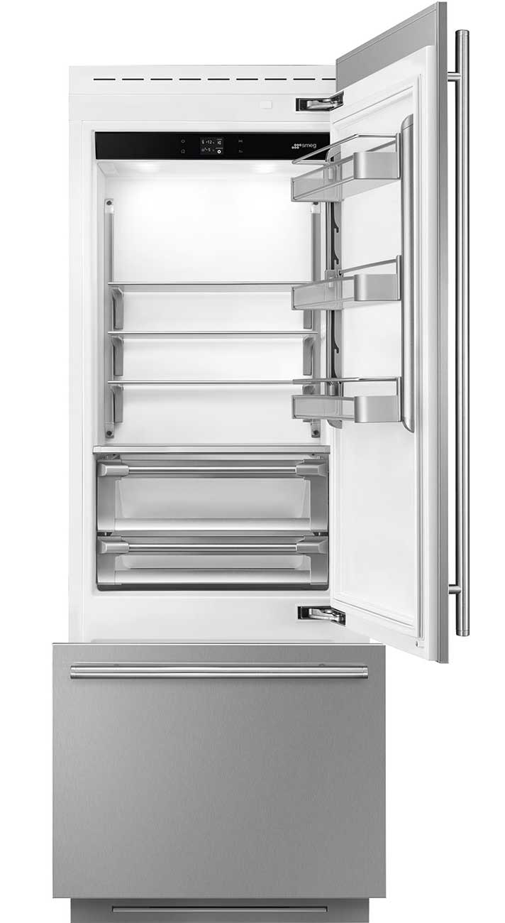 Smeg Refrigerator Built-In Bottom Mount 30-Inch - RBMU30RX | Abt