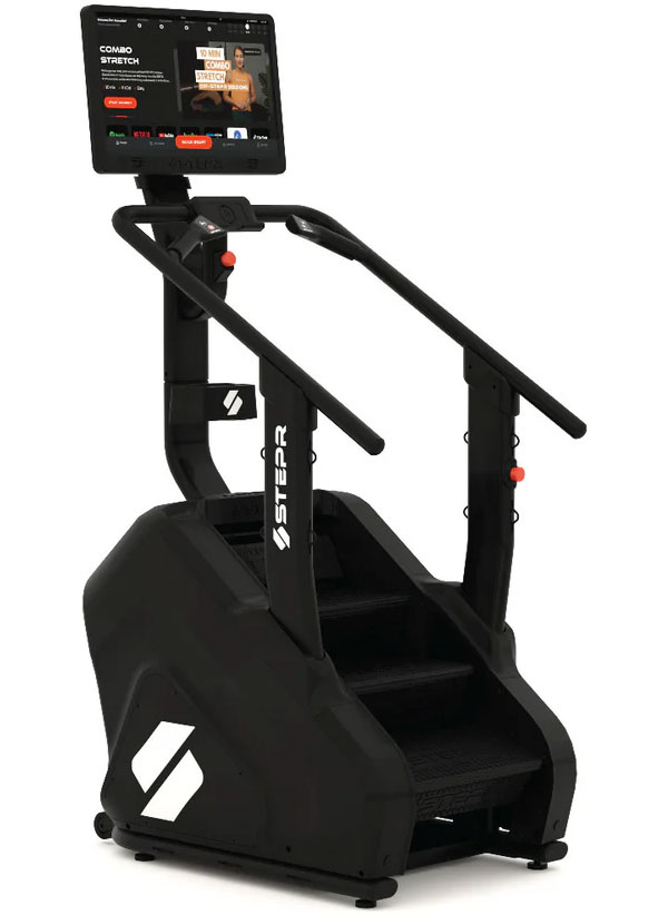 STEPR PRO Plus Stair Climber with 27-Inch HD Touchscreen - STEPRPRO