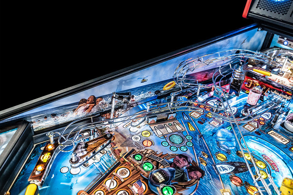 Stern Pinball Inside Art Blades JAWS Pinball Machines - 5028036V6