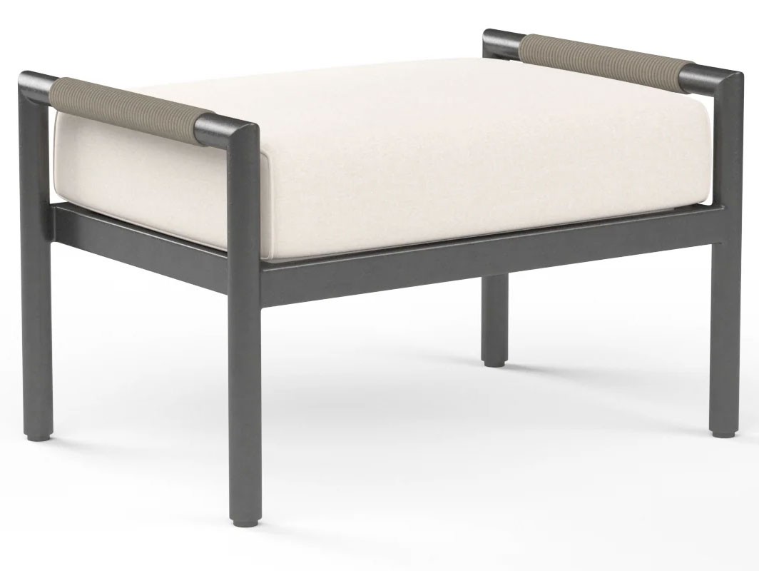 Sunset West Pietra Ottoman in Graphite - SW4601-OTT-EAS-STKIT