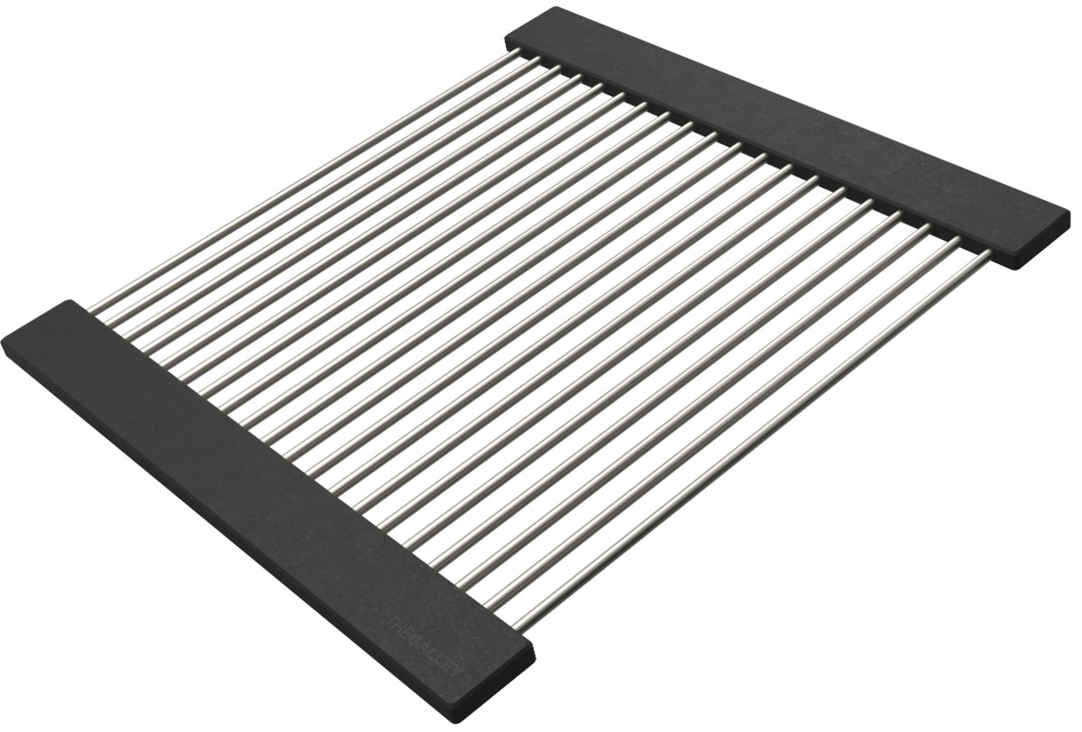 The Galley Graphite Dual Tier Aluminum Drying Rack - DR-17-D-GT
