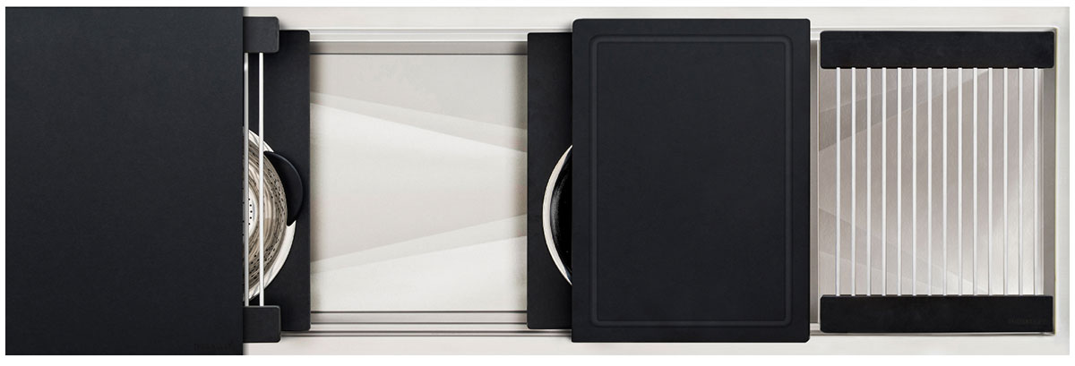 The Galley Ideal Workstation 4S + DryDock 12 in Graphite
