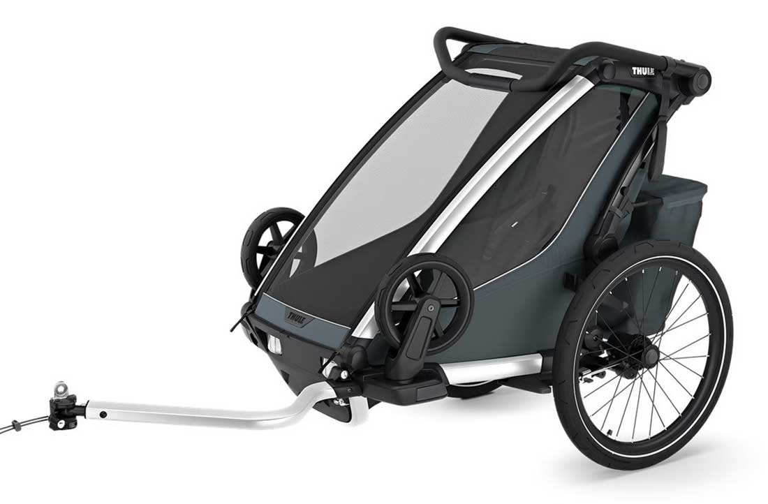 Thule Chariot Cross 2 Single Bike Trailer Slate - 10201034 | Abt