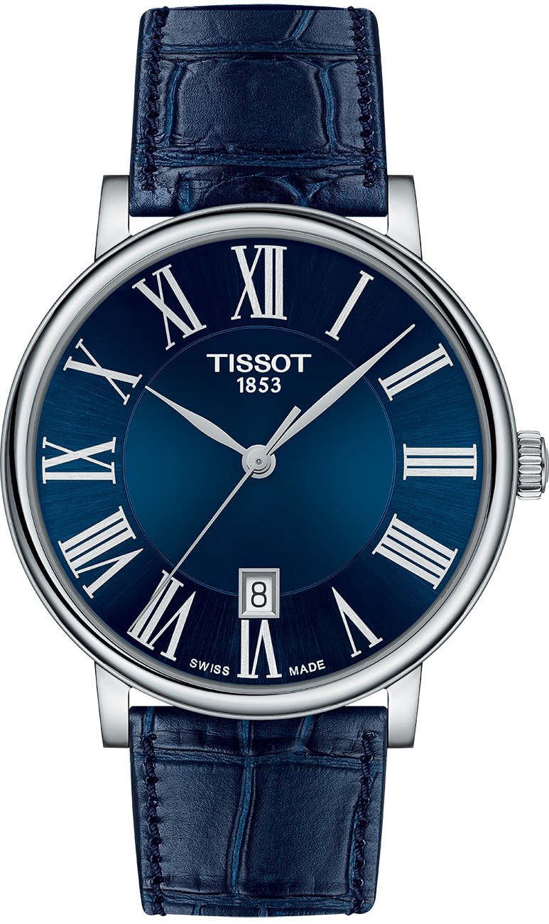 Tissot Carson Premium Watch 40mm with Blue Dial - T122.410.16.043.00