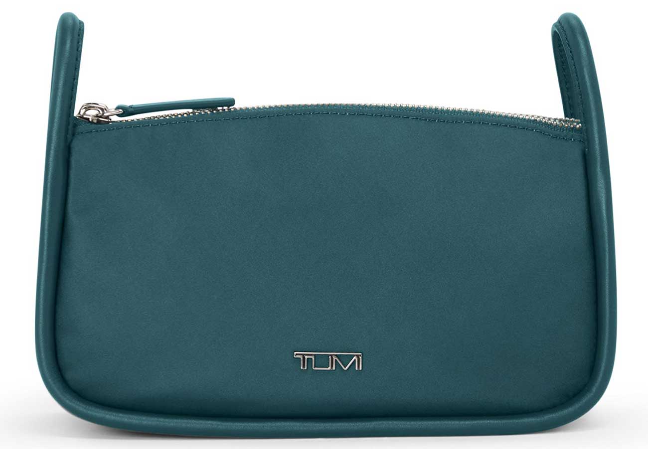 TUMI Voyageur Brenn Small Cosmetic Pouch in Lagoon - 154173-4633